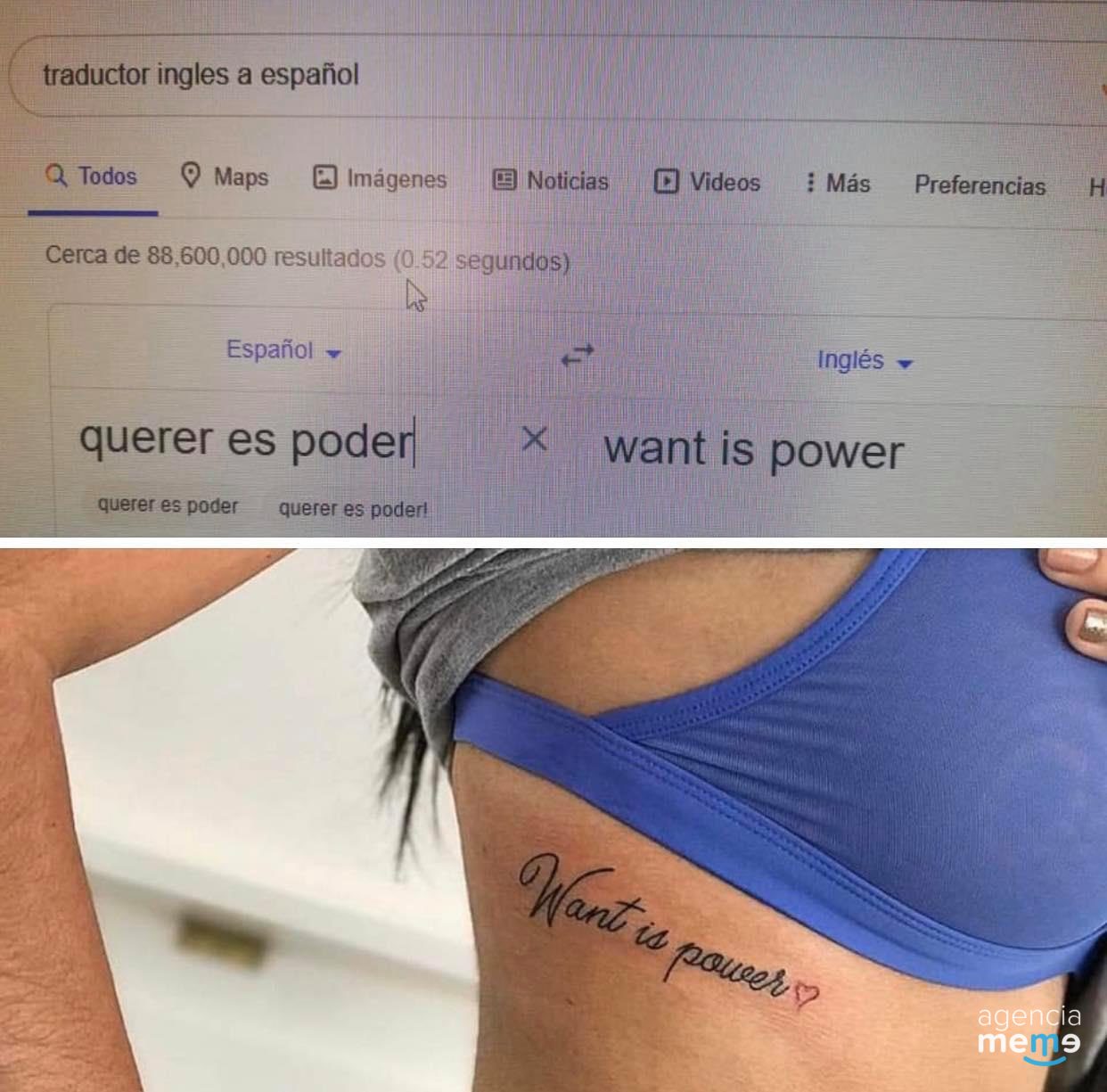 Querer es poder – Agencia Meme